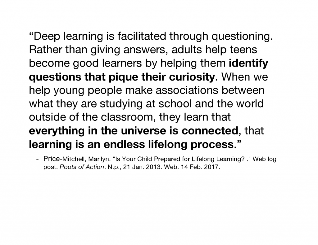 Using Inquiry Tasks to Promote Higher Order Thinking | Great Schools ...